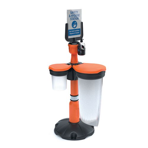 Skipper™ Safety Station (wash/waste/ppe)
